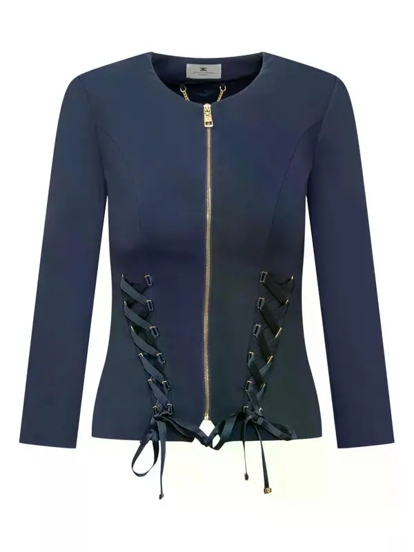 Elisabetta Franchi Lace-up Jacket