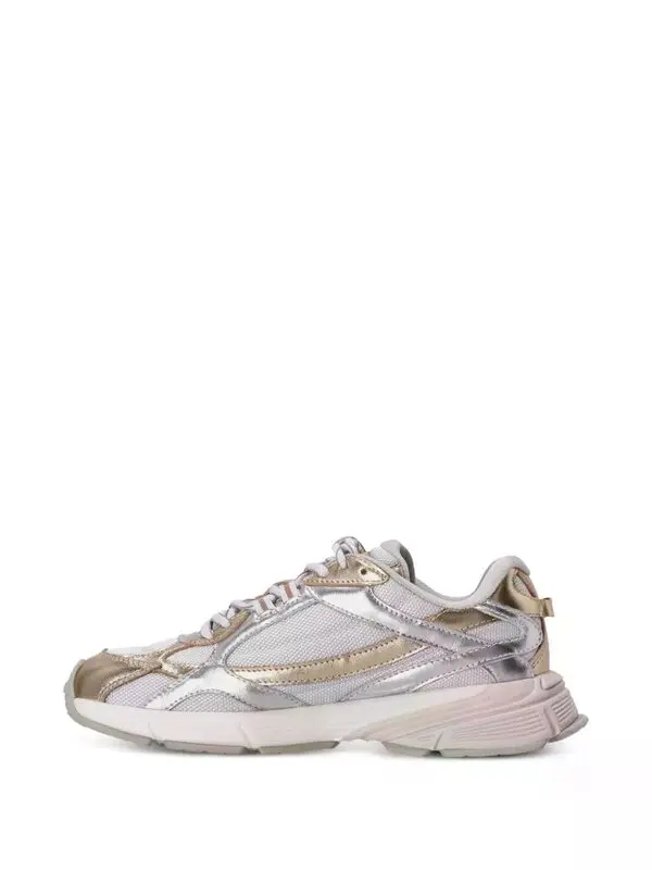 Karl Lagerfeld Orion Metallic Panelled Sneakers - Silver