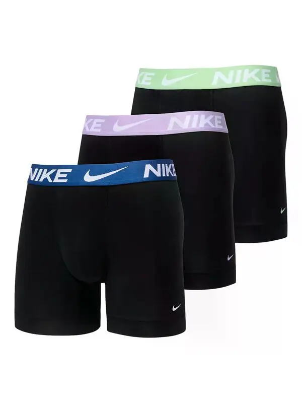 Nike Dri-fit Logo Waistband Boxer Briefs - Black