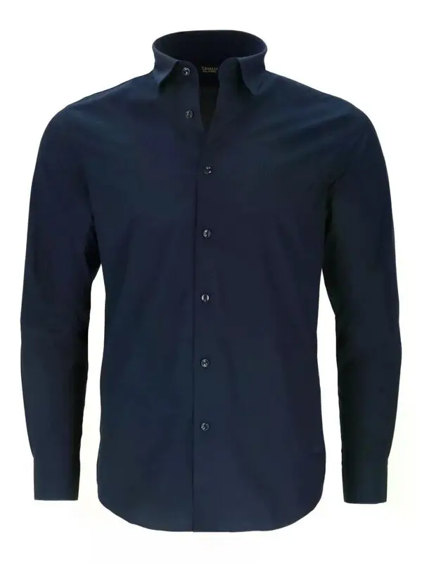 Roberto Cavalli Long-sleeve Button-fastening Shirt - Blue
