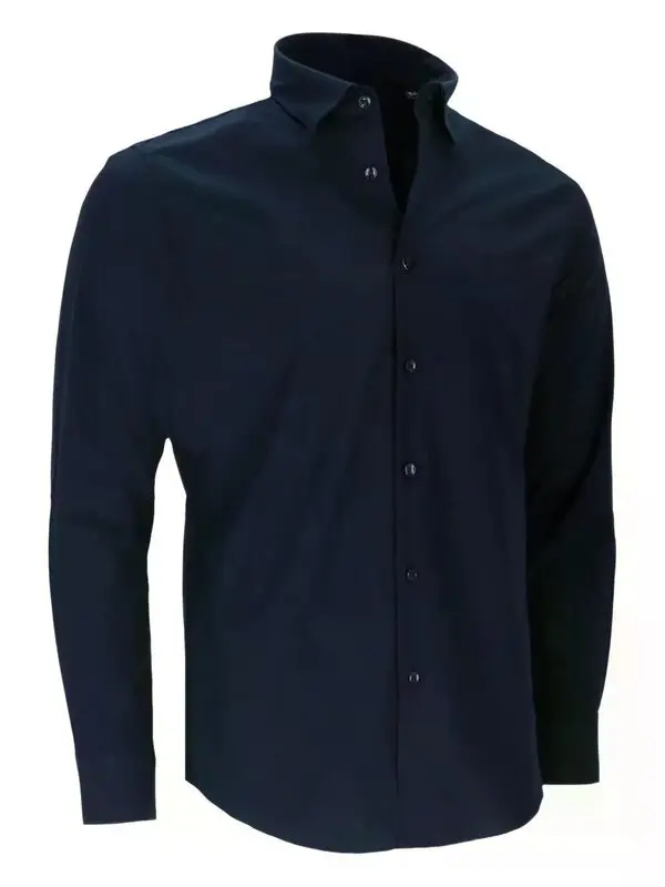 Roberto Cavalli Long-sleeve Button-fastening Shirt - Blue
