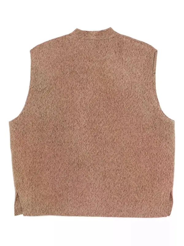 ALYSI Textured Button Vest