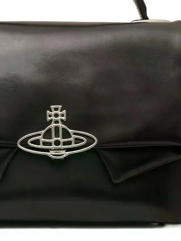 VIVIENNE WESTWOOD Orb-embellished Flap Bag