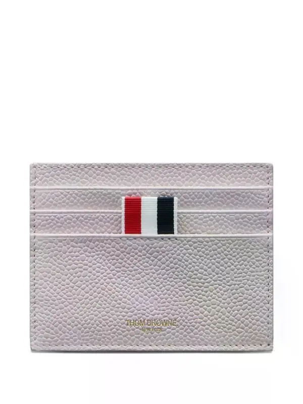 Thom Browne Pebble Grained Card Holder - White