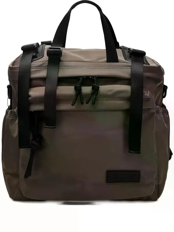 DONE! Medium Recycled-nylon Backpack - Brown