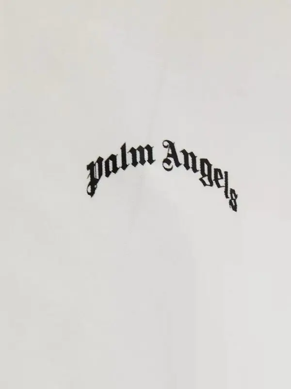 Palm Angels Logo Polo Shirt - White