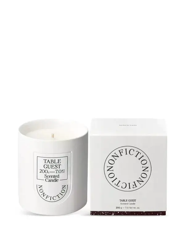 Nonfiction Table Guest Scented Candle In White - 30% Off