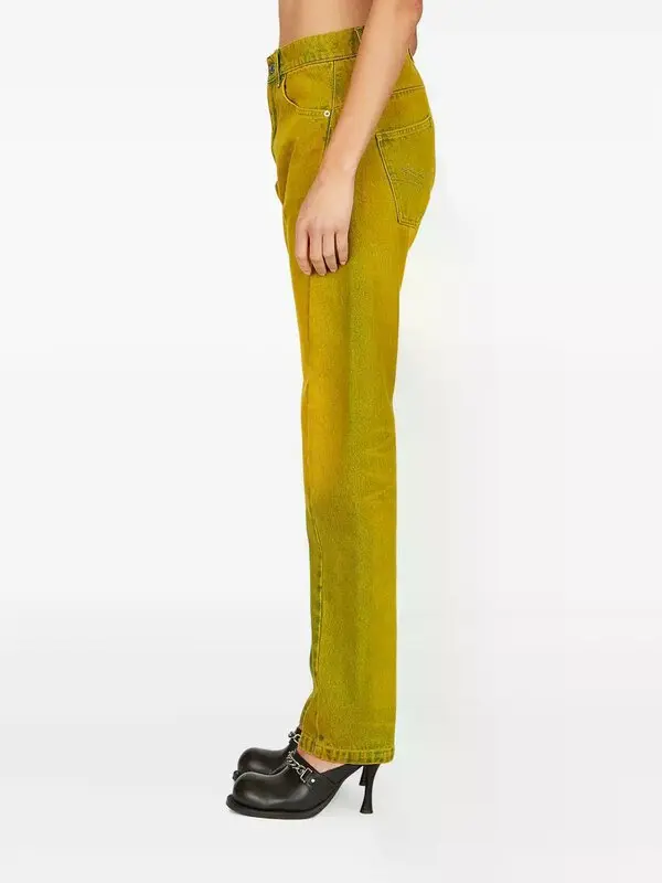 Martine Rose Straight Leg Distressed-finish Jeans
