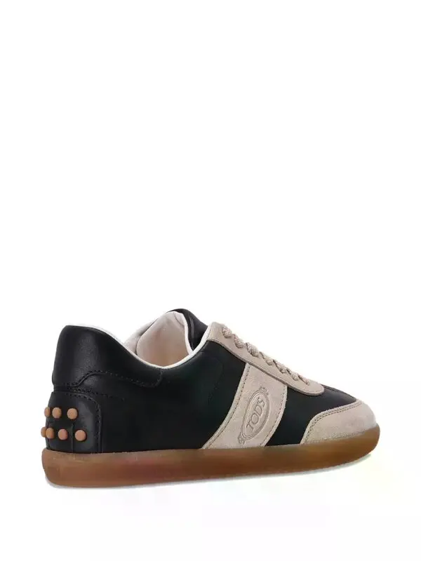 TOD'S Panelled Low Top Sneakers - Black