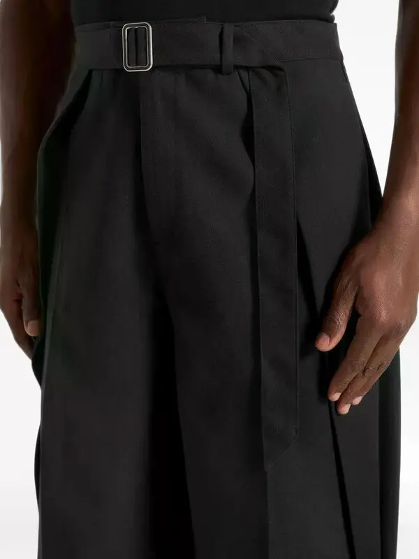 Manière De Voir Charles Wide Fit Wrap Leg Tailored Trousers