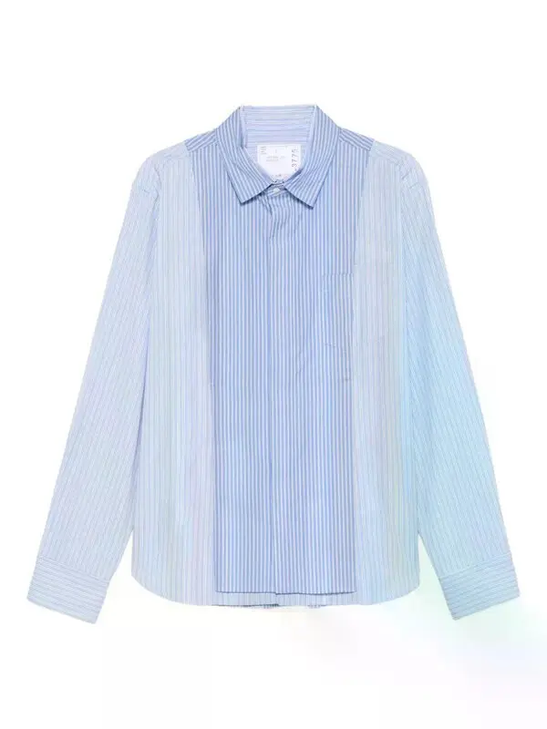 Sacai Striped Panelled Shirt