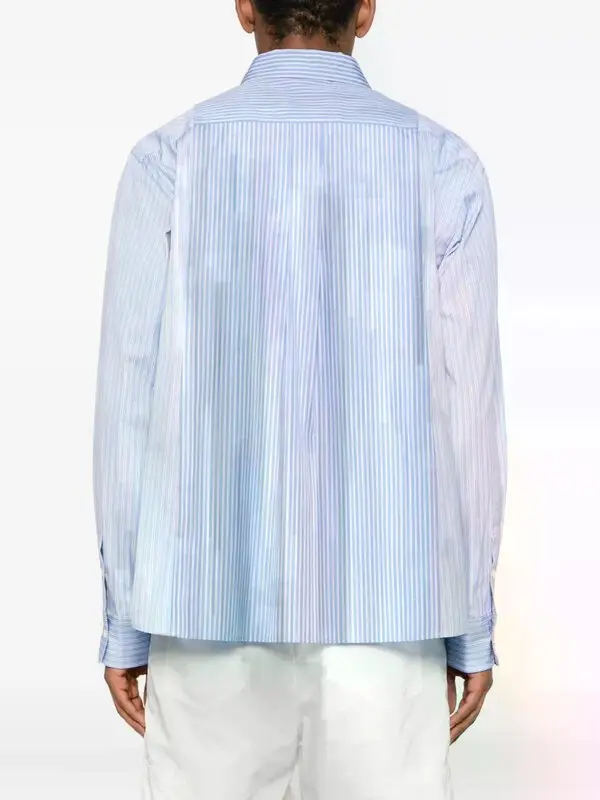 Sacai Striped Panelled Shirt
