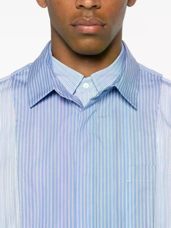 Sacai Striped Panelled Shirt