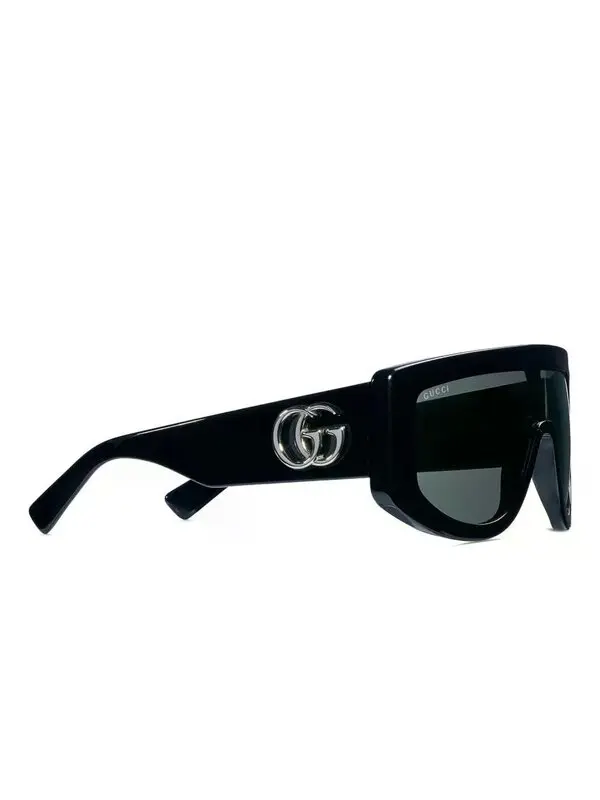 Gucci Rectangle-frame Sunglasses - Black