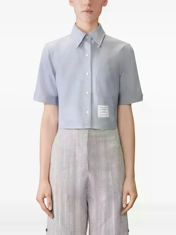 Thom Browne Oxford Short-sleeve Shirt