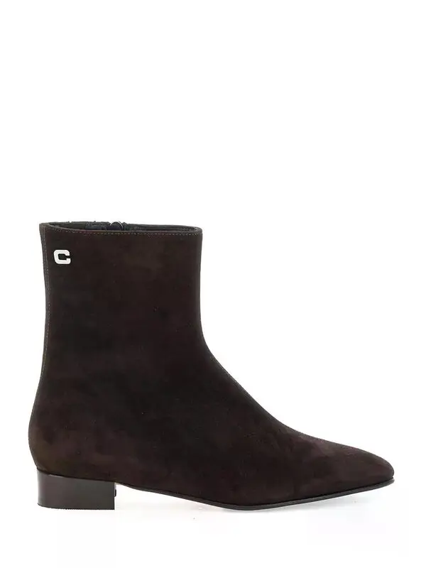 CAREL Aiglon Zip Suede Ankle Boots