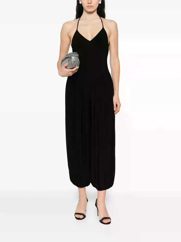 Norma Kamali Kenny Halterneck Jumpsuit