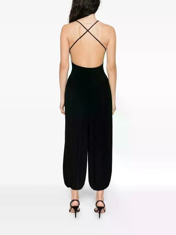 Norma Kamali Kenny Halterneck Jumpsuit