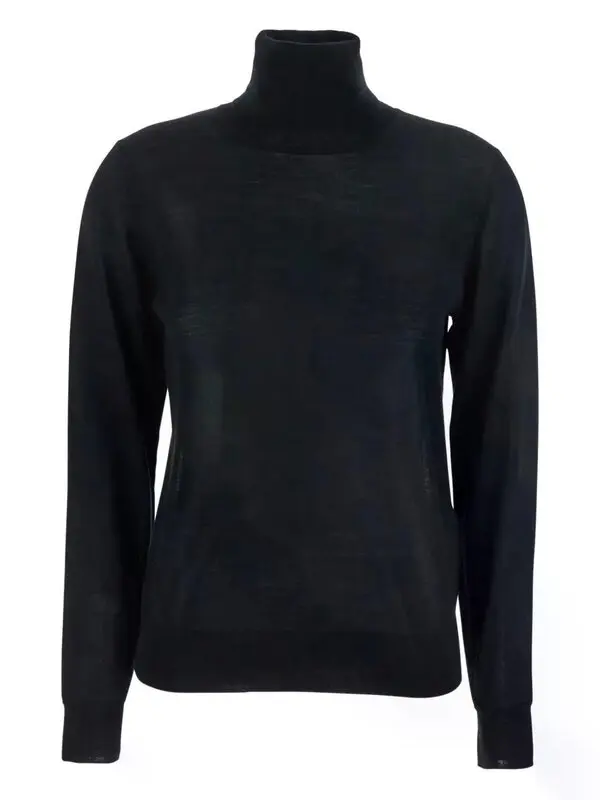 P.a.r.o.s.h High-neck Wool-silk Top