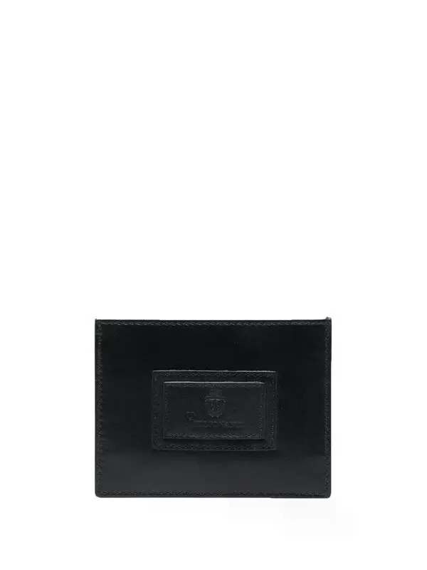 BILLIONAIRE Logo Leather Cardholder