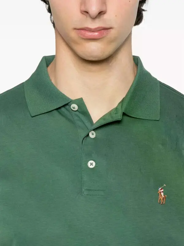 Polo Ralph Lauren Embroidered Short Sleeve Polo Shirt - Green