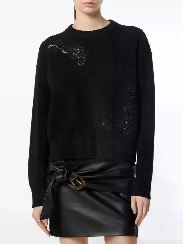 Versace Embroidered-detail Sweater