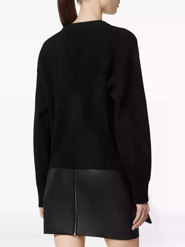 Versace Embroidered-detail Sweater