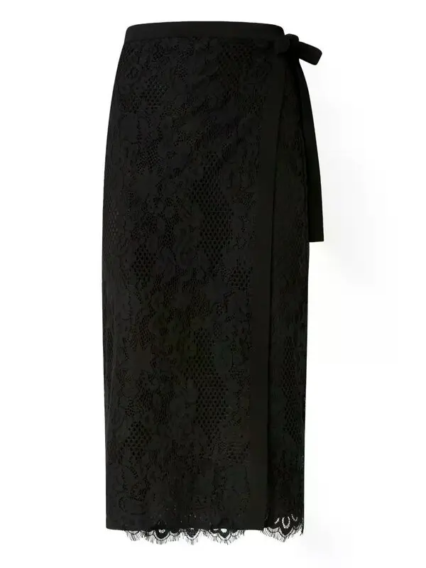 Pinko Lace Midi Wrap Skirt