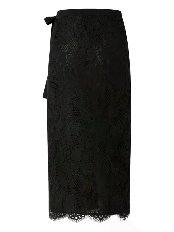 Pinko Lace Midi Wrap Skirt
