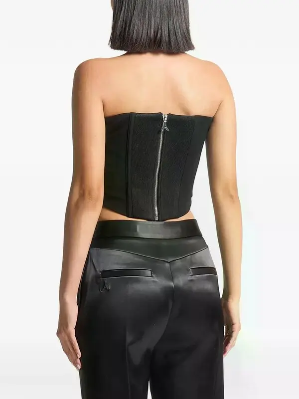 Manière De Voir Cora Corset Top - Black