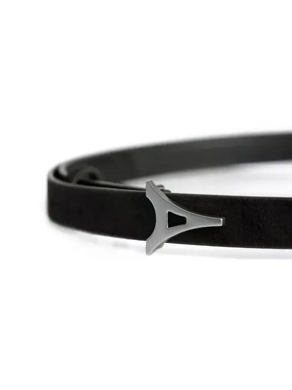 Manière De Voir Maniere De Voir Leonie Eiffel Suede Belt - Black