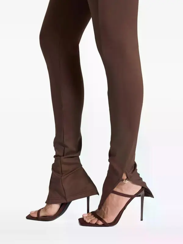 Manière De Voir Twisted Bust Off-shoulder Jumpsuit - Brown