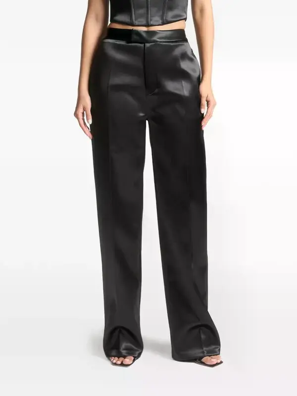 Manière De Voir Bella Satin Tailored Pants