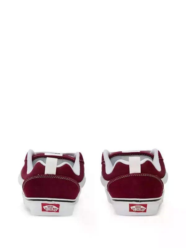 VANS Knu Skool Leather Sneakers - Red