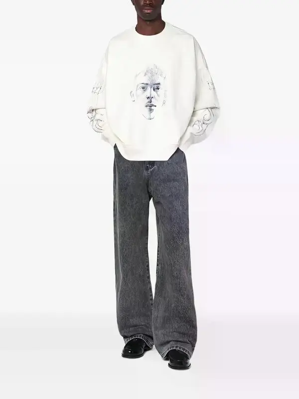 BASKETCASE Straight Leg Cotton Jeans