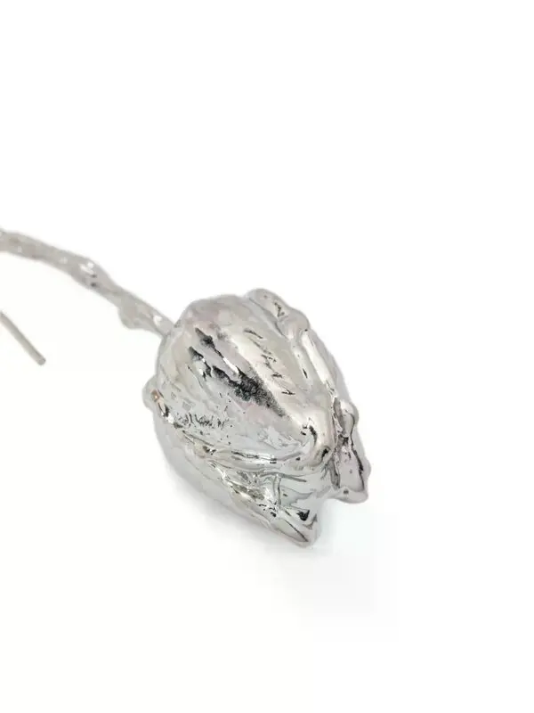 Marni Tulip Drop Earrings - Silver