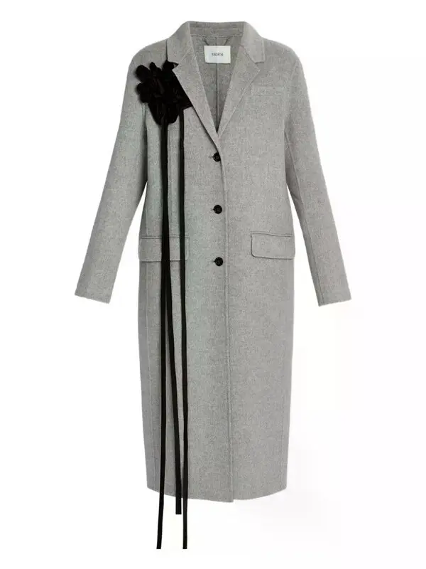 Erdem Floral-appliqué Tailored Coat