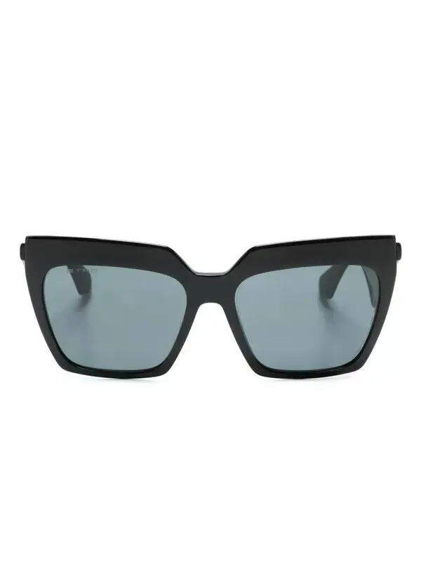 Etro Geometric-frame Sunglasses - Black