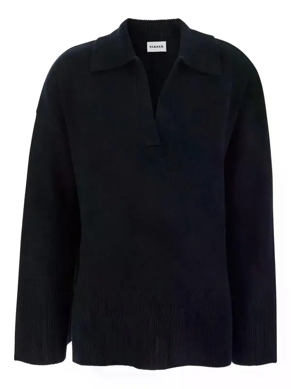 P.a.r.o.s.h Polo-neck Ribbed Sweater