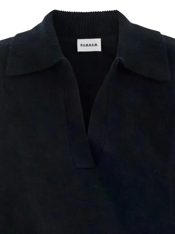 P.a.r.o.s.h Polo-neck Ribbed Sweater
