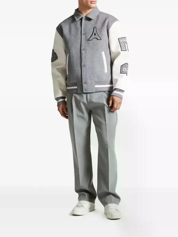 Manière De Voir Maniere De Voir Mona Lisa Wool-blend Varsity Jacket