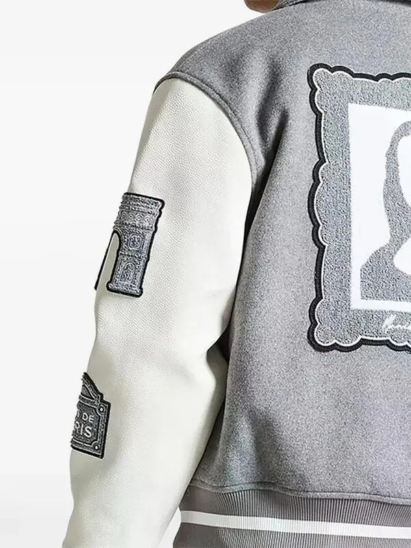 Manière De Voir Maniere De Voir Mona Lisa Wool-blend Varsity Jacket
