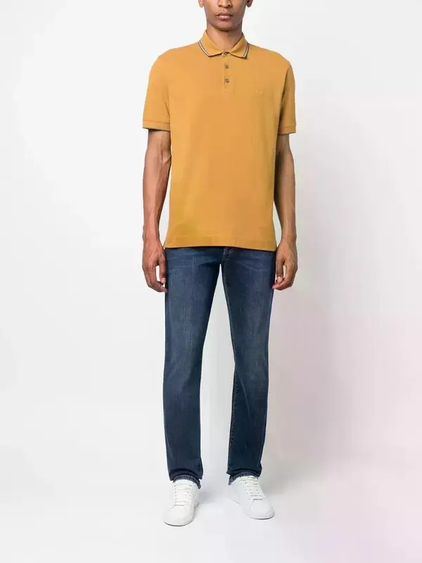 BILLIONAIRE Logo-patch Straight-leg Jeans