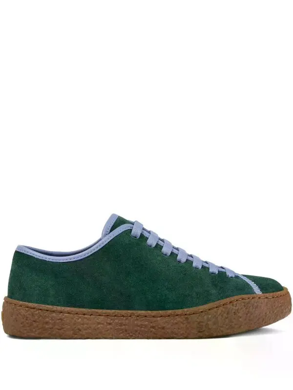 Camper Peu Terreno Suede Lace-up Sneakers - Green