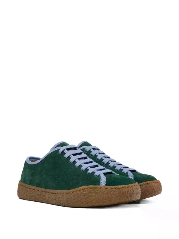 Camper Peu Terreno Suede Lace-up Sneakers - Green
