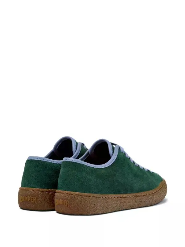 Camper Peu Terreno Suede Lace-up Sneakers - Green