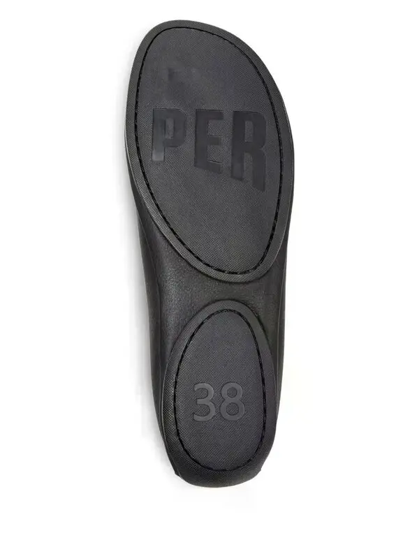 Camper Lace-up Leather Flats