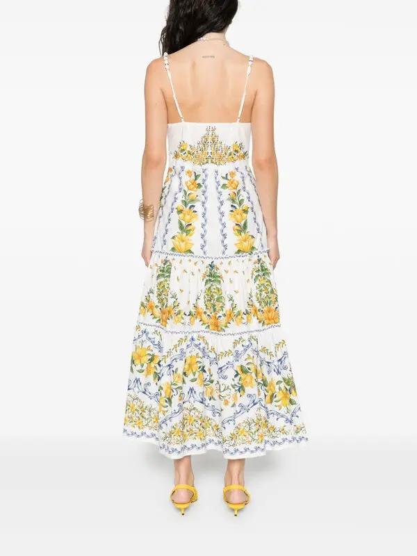 farm rio sicily printed midi dress FARM Rio Sicily Midi Dress