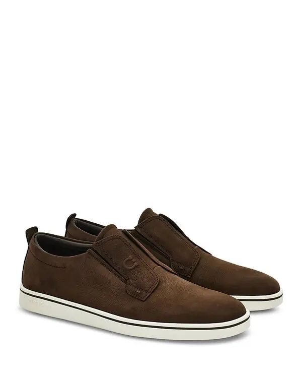 FERRAGAMO Alfiecr Slip-on Sneakers - Bark