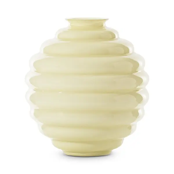 VENINI Deco Vase 64 Oz - Straw-yllo